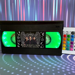 Retro VHS Lamp, VHS Tapes, 70s 80s 90s, Night Lamp Table Lamp, Horror ...