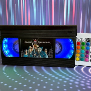 VHS Lamp, VHS Lamp 80s, 90s, Gift Vhs Lamp, Night Light Lamp, Retro Vhs ...