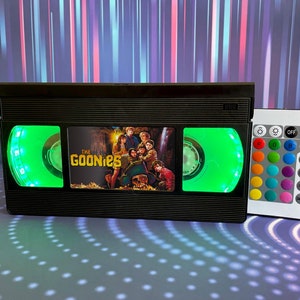 Handmade Goonies VHS Lamp: Retro 80s Movie Night Light - Etsy