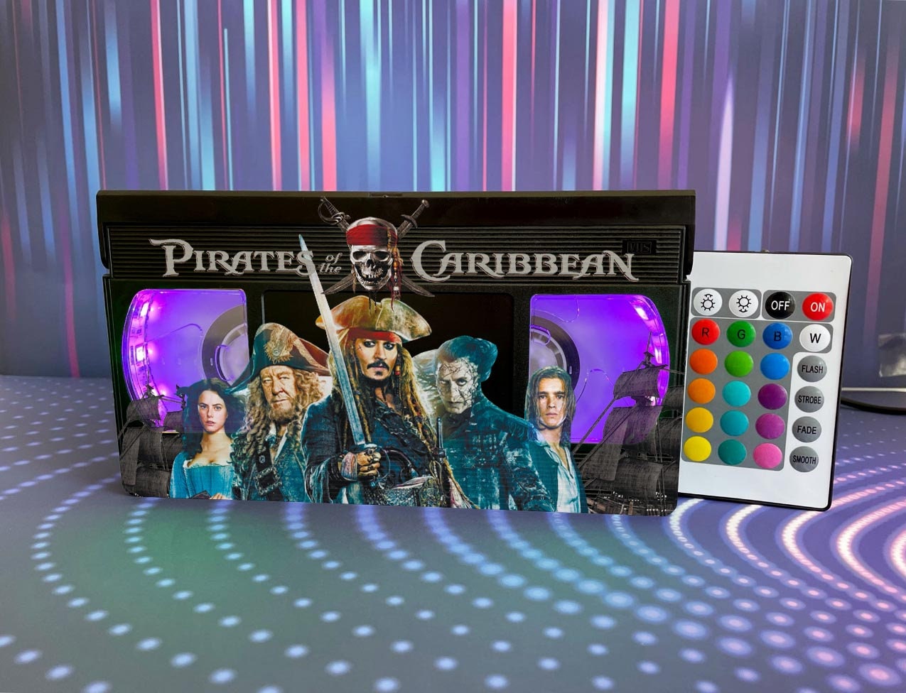 VHS Lamp VHS Lamp 80s 90s Gift Vhs Lamp Night Light Lamp - Etsy