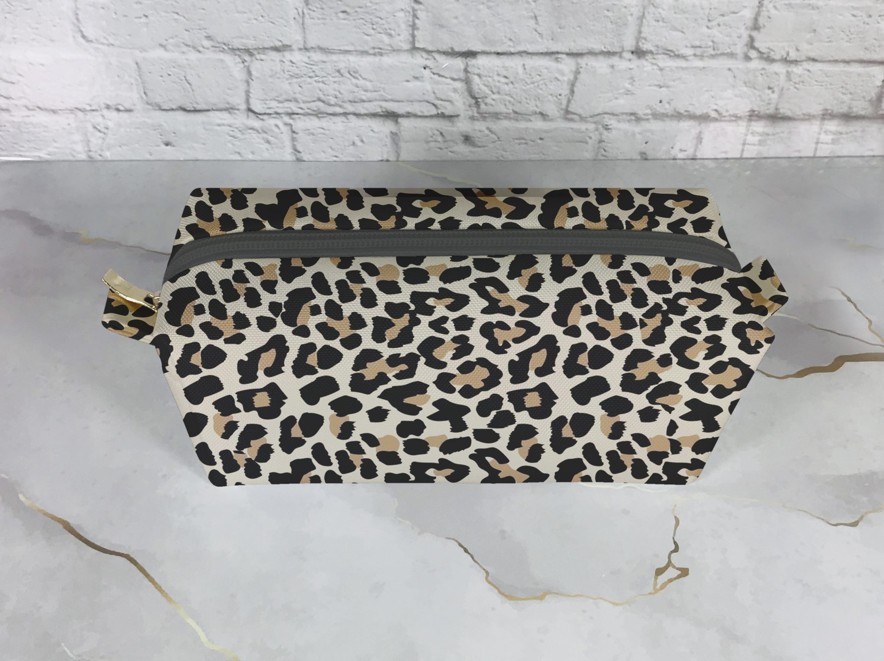 Leopard Makeup bag Cheetah Print Cosmetic Bag Travel Pouch | Etsy