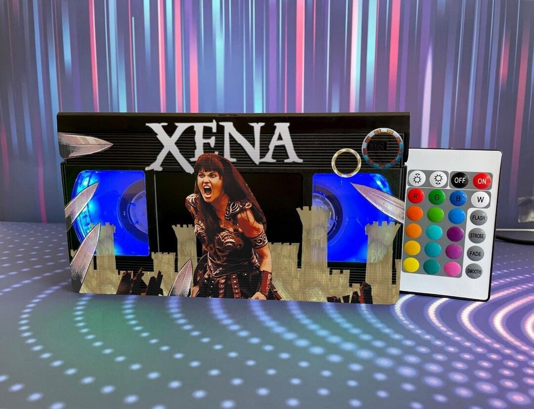 Retro VHS Lamp, Birthday Gift, VHS Lamp 80s 90s, Christmas Gift, Night ...