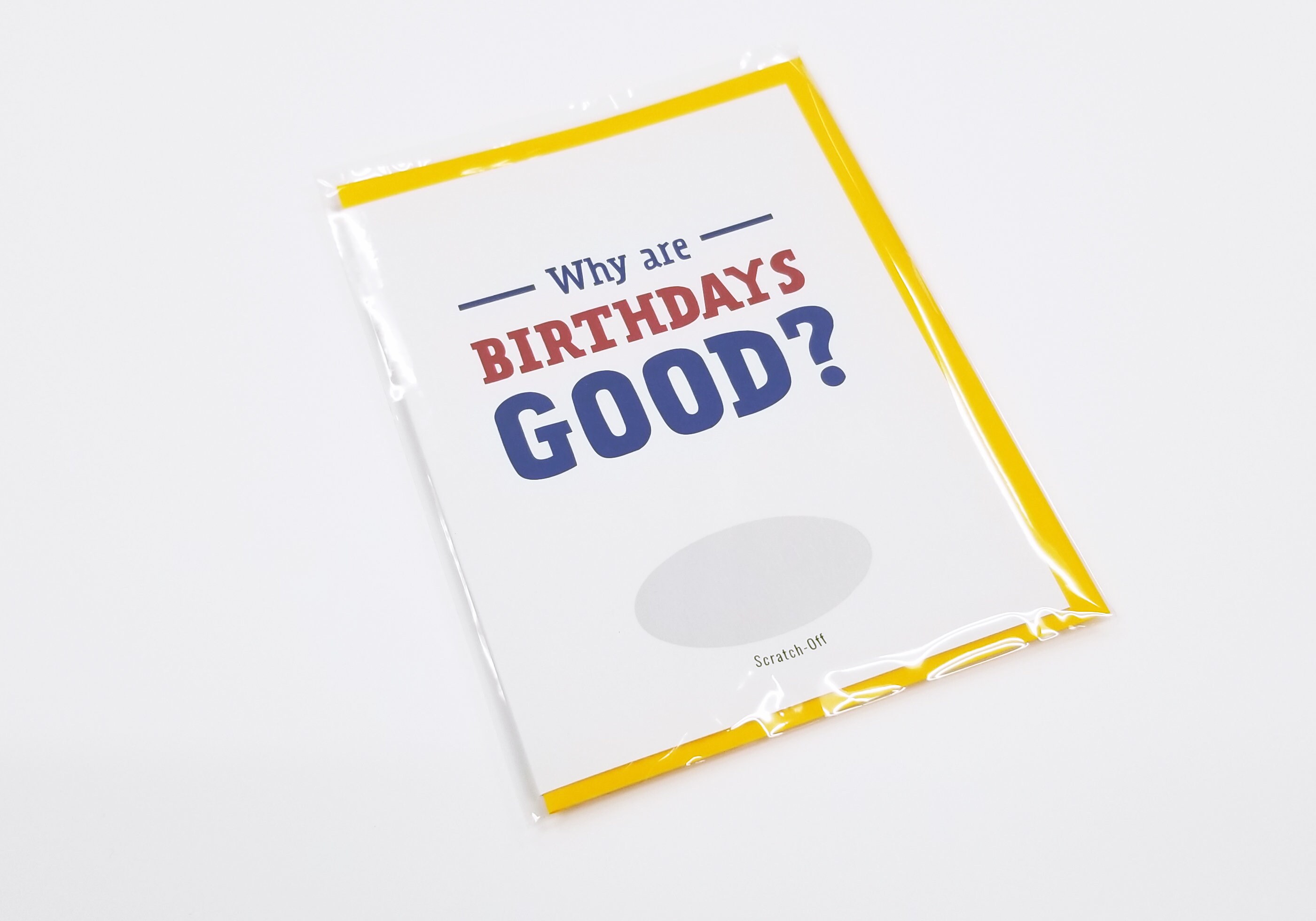 Birthday Scratch-Off Card Good Birthdays | Etsy
