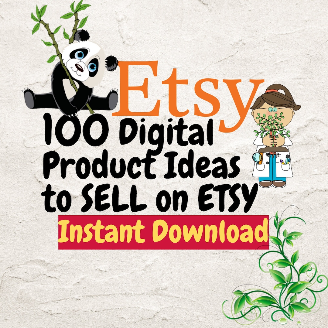 Etsy Digital Product Ideas 100 Digital Product Ideas to Sell on Etsy Digital Products List of ...