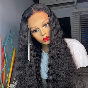 Gorgeous 24-inch Deep Wave Human Hair Wig - Glueless & Ready to Ship ...
