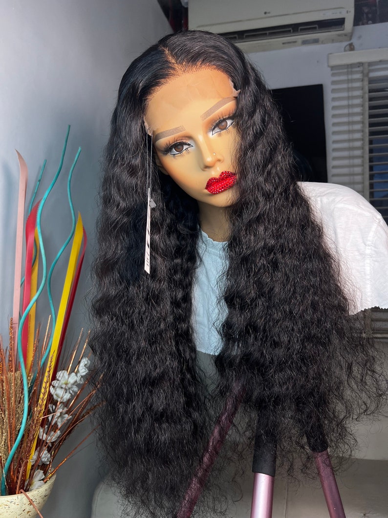 Gorgeous 24-inch Deep Wave Human Hair Wig - Glueless & Ready to Ship ...