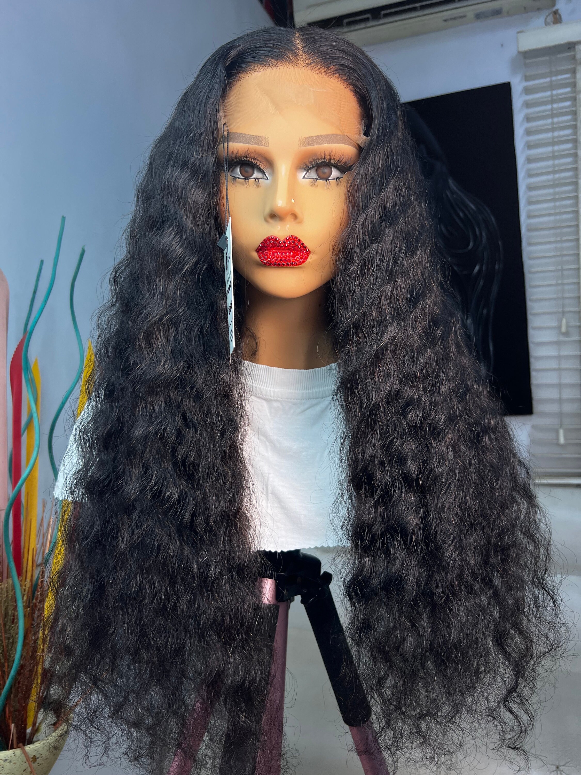 Gorgeous 24-inch Deep Wave Human Hair Wig - Glueless & Ready to Ship ...