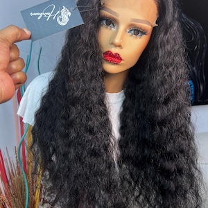 Gorgeous 24-inch Deep Wave Human Hair Wig - Glueless & Ready to Ship ...