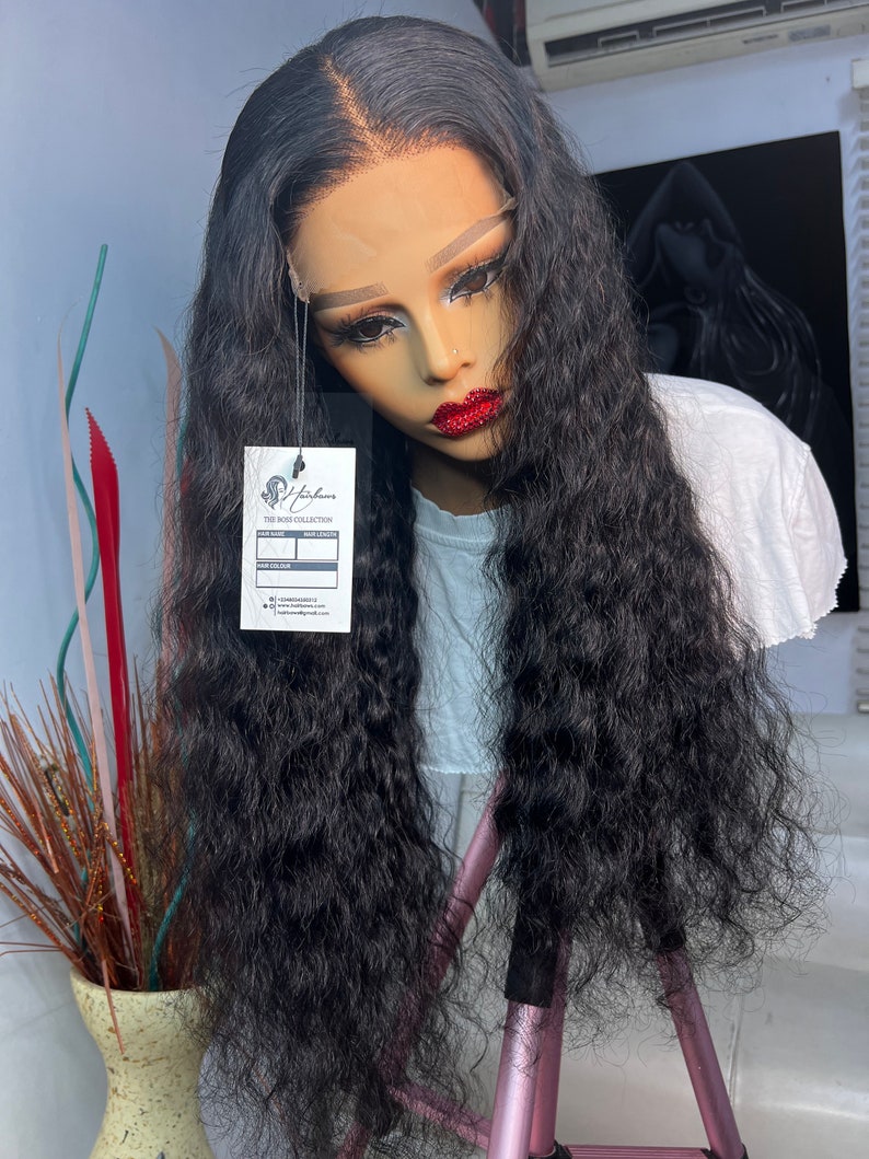Gorgeous 24-inch Deep Wave Human Hair Wig - Glueless & Ready to Ship ...