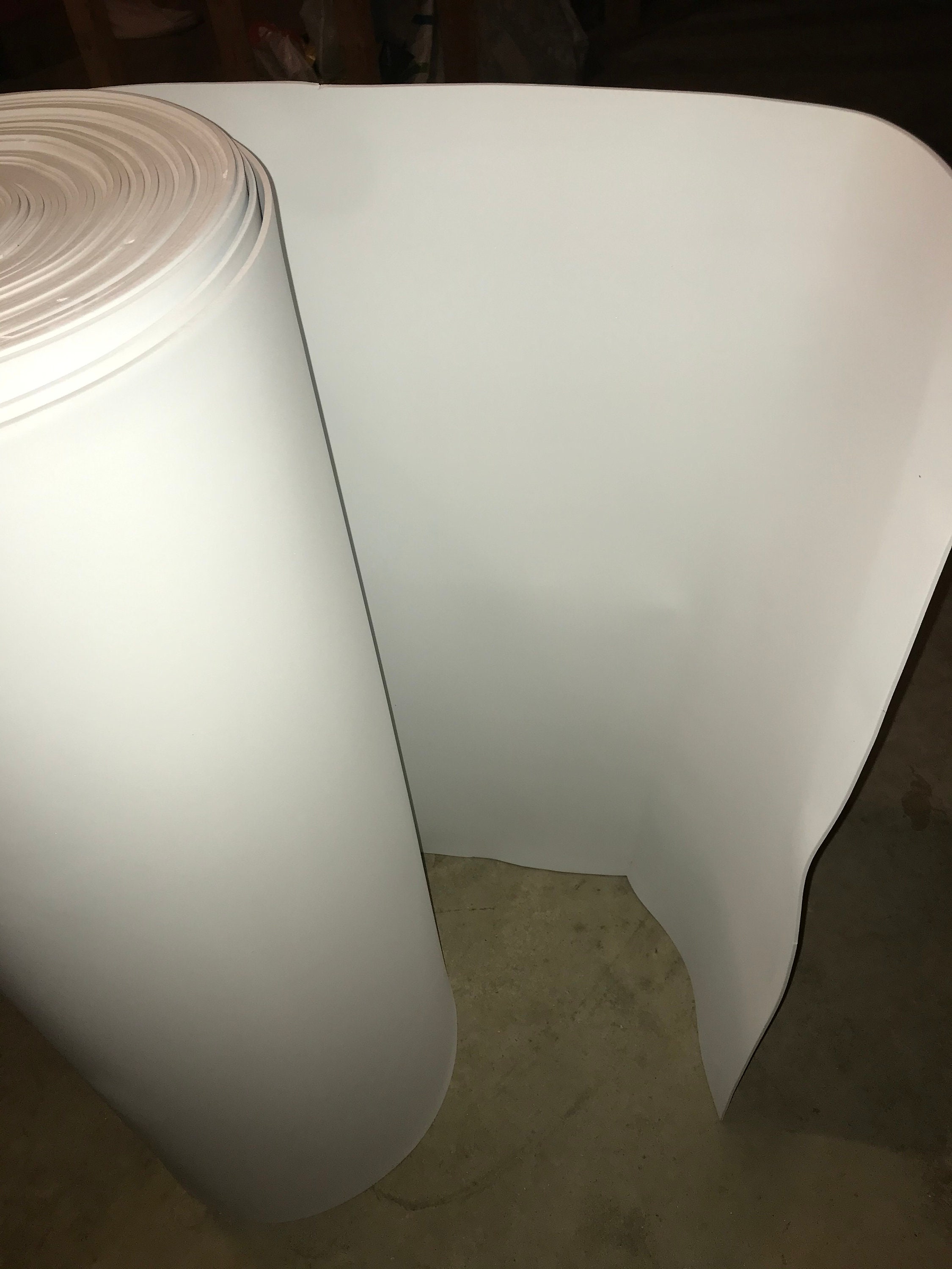 Espuma Eva Alta Densidad 4 mm Espesor Hoja Plana Blanca | Etsy España