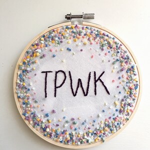 TPWK Embroidery Art | Hand Embroidery Art | Harry Styles Embroidery Art ...