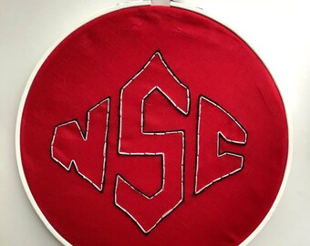 Nc State Embroidery - Etsy