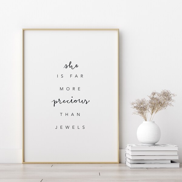 She is Far More - Etsy