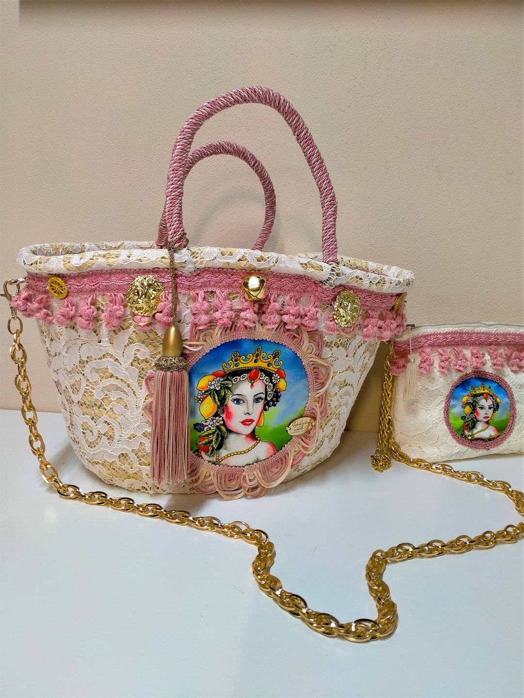 Sicilian Coffa, Straw Bag, Sicilian Bag, Italy Straw Bag - Etsy