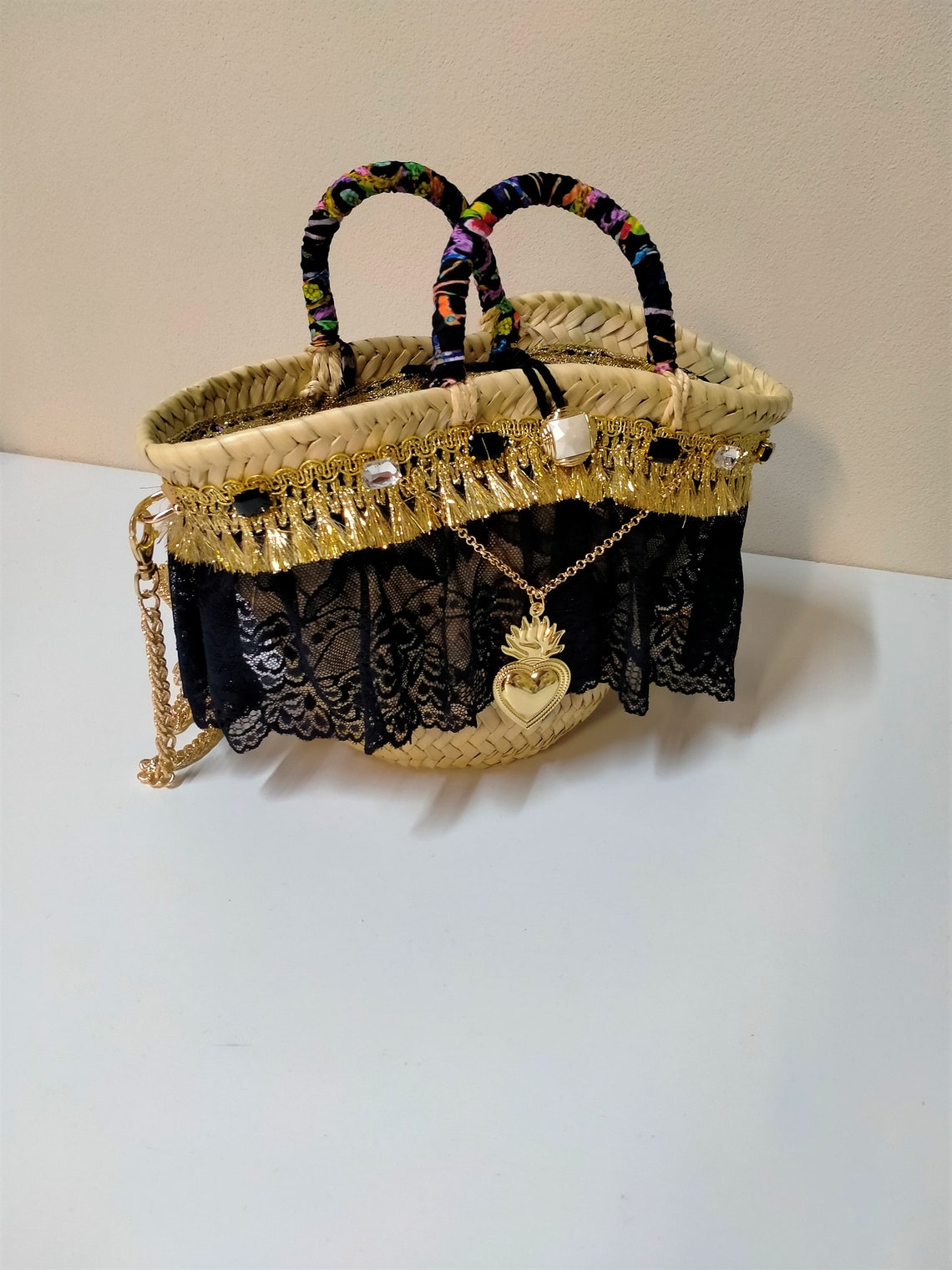 Sicilian Coffa Bag Sacred Heart Coffa Ex Voto Coffa Bag - Etsy