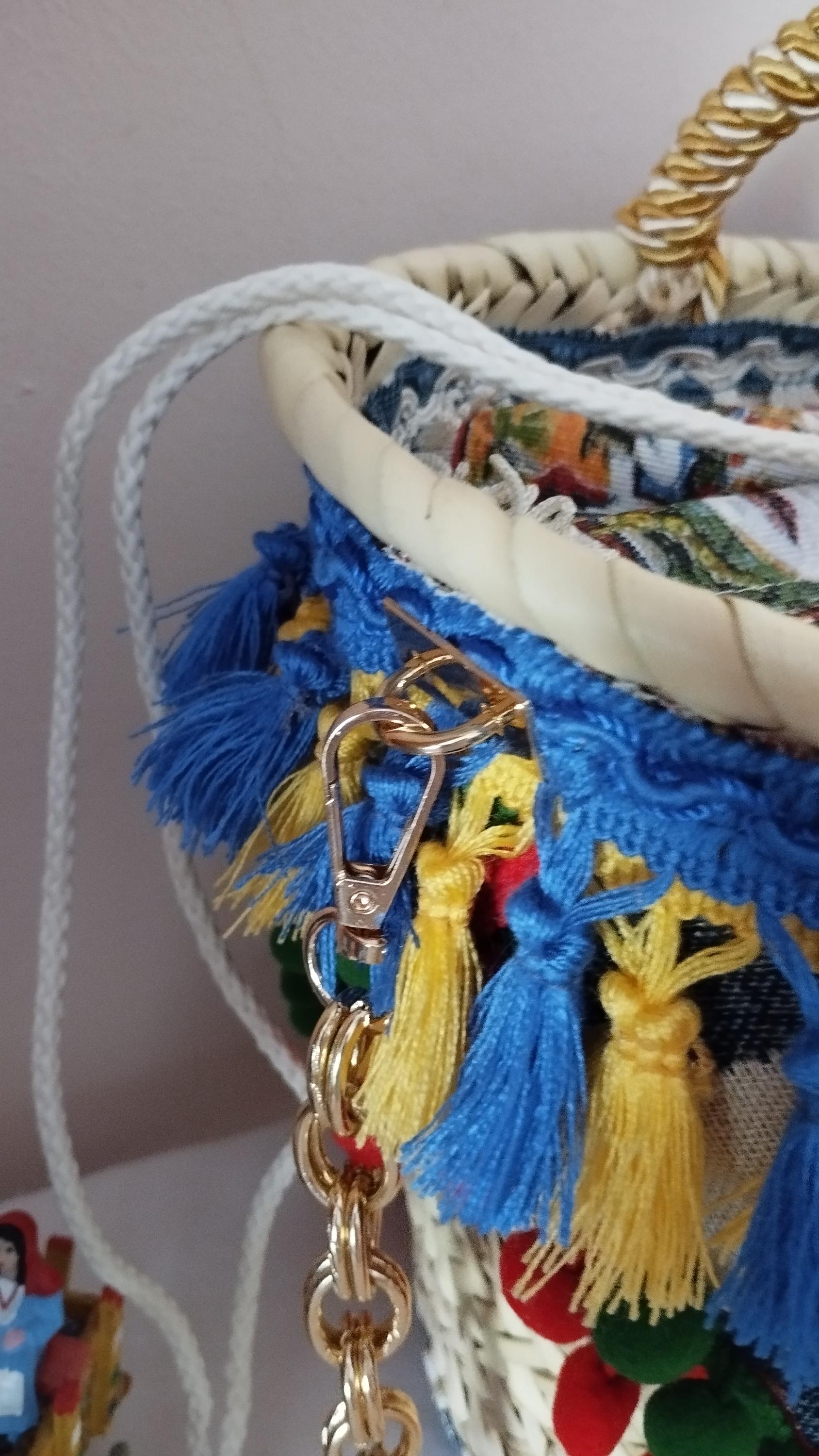 Sicilian Coffa, Lemon Straw Bag, Sicilian Bag - Etsy