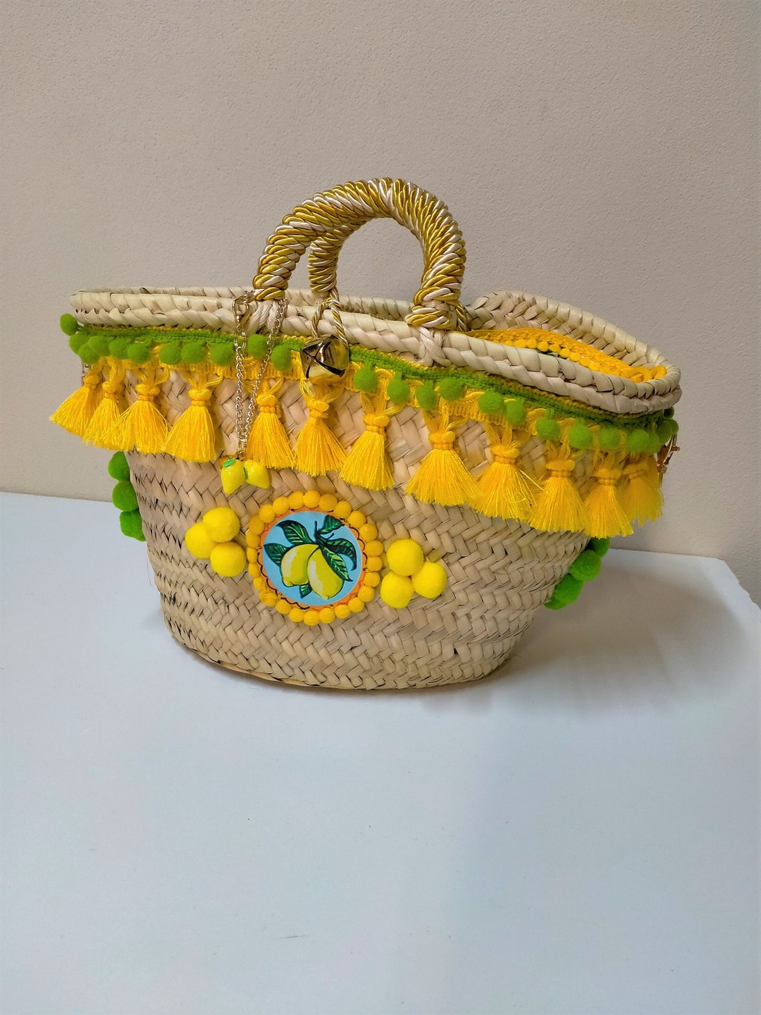 Lemon Coffa Bag, Sicilian Coffa Bag, Lemon Bag - Etsy