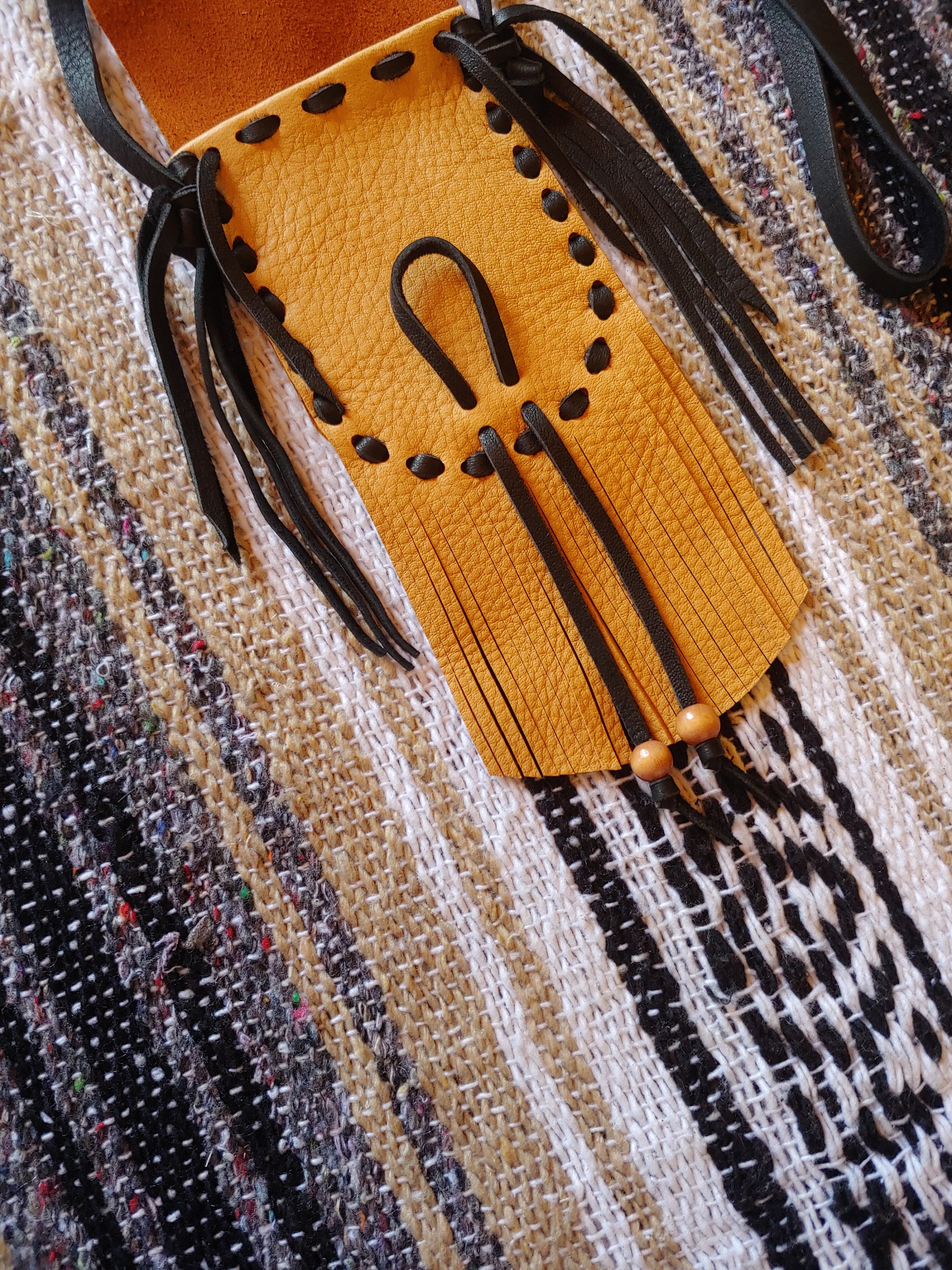 Deer Skin Neck Bag, Deer Skin Neck Pouch, Leather Medicine Bag - Etsy