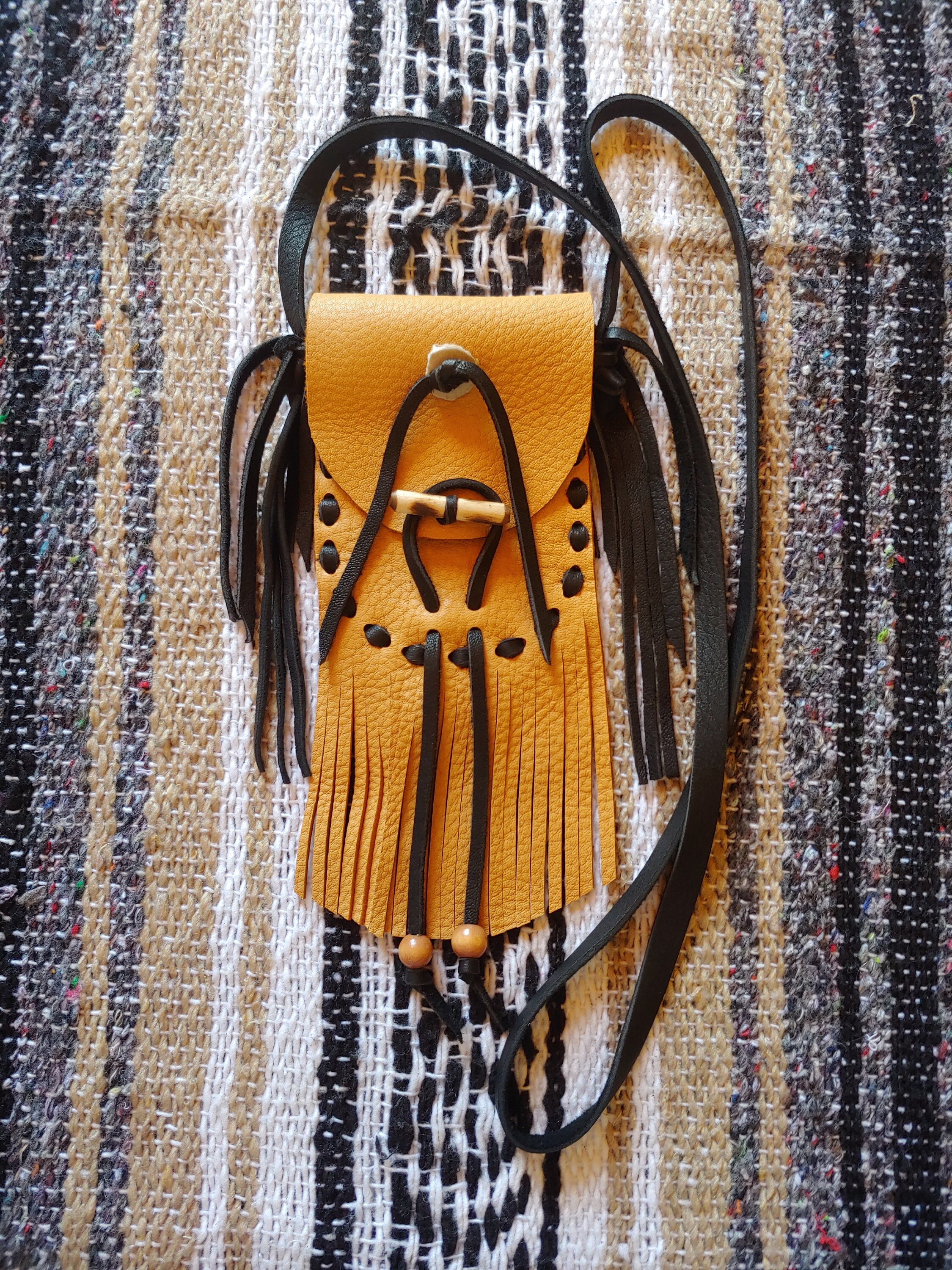 Deer Skin Neck Bag, Deer Skin Neck Pouch, Leather Medicine Bag - Etsy