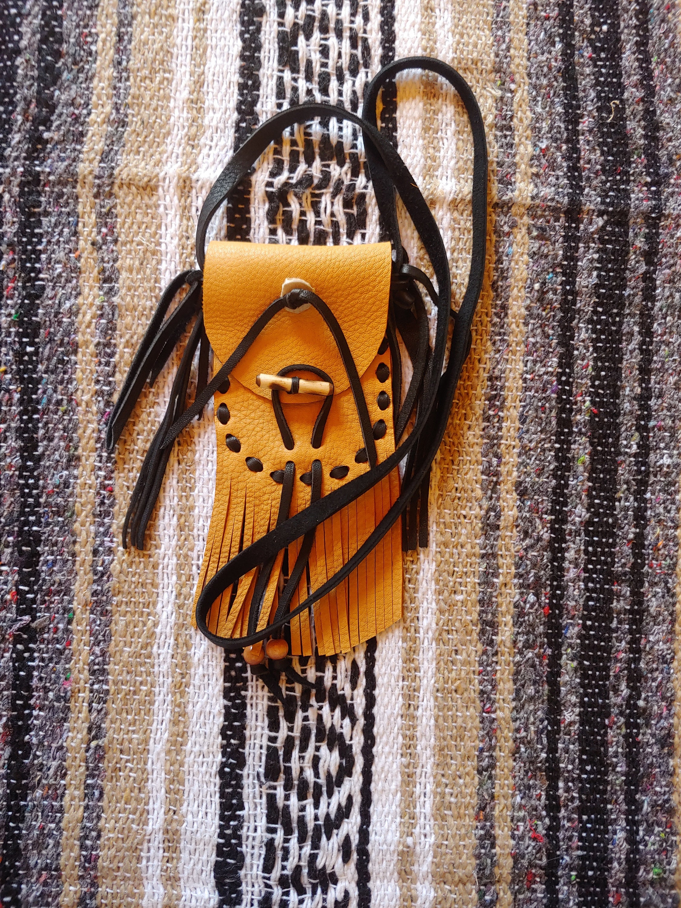 Deer Skin Neck Bag, Deer Skin Neck Pouch, Leather Medicine Bag - Etsy