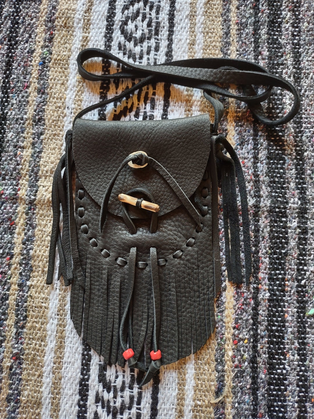 Deer Skin Neck Bag - Etsy
