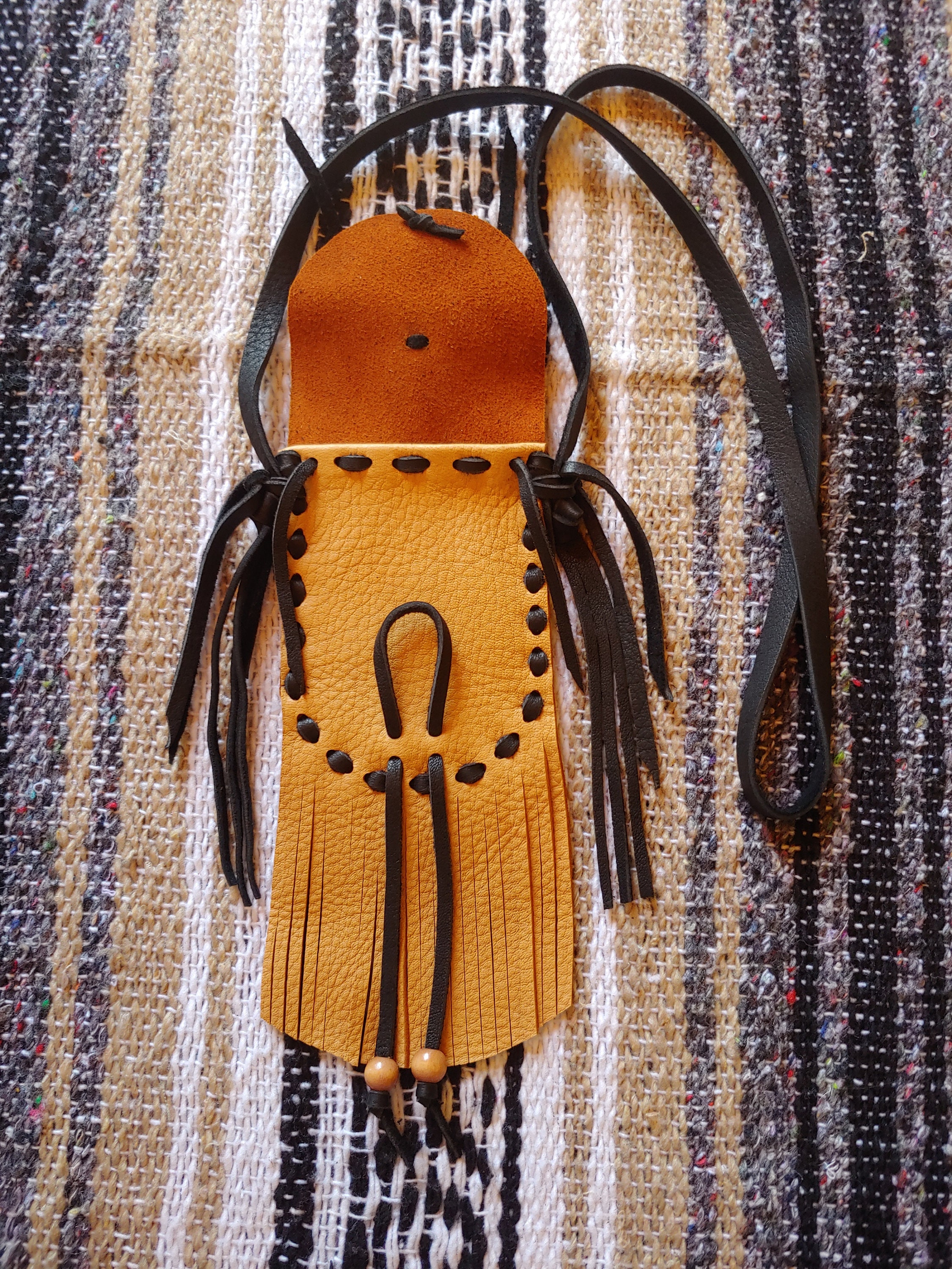 Deer Skin Neck Bag, Deer Skin Neck Pouch, Leather Medicine Bag - Etsy