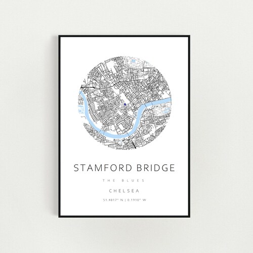 The Chelsea Tube Map - Etsy