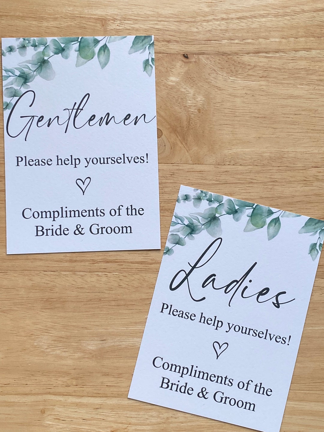 Portrait Wedding Bathroom Basket Sign, Ladies Bathroom Sign, Wedding ...