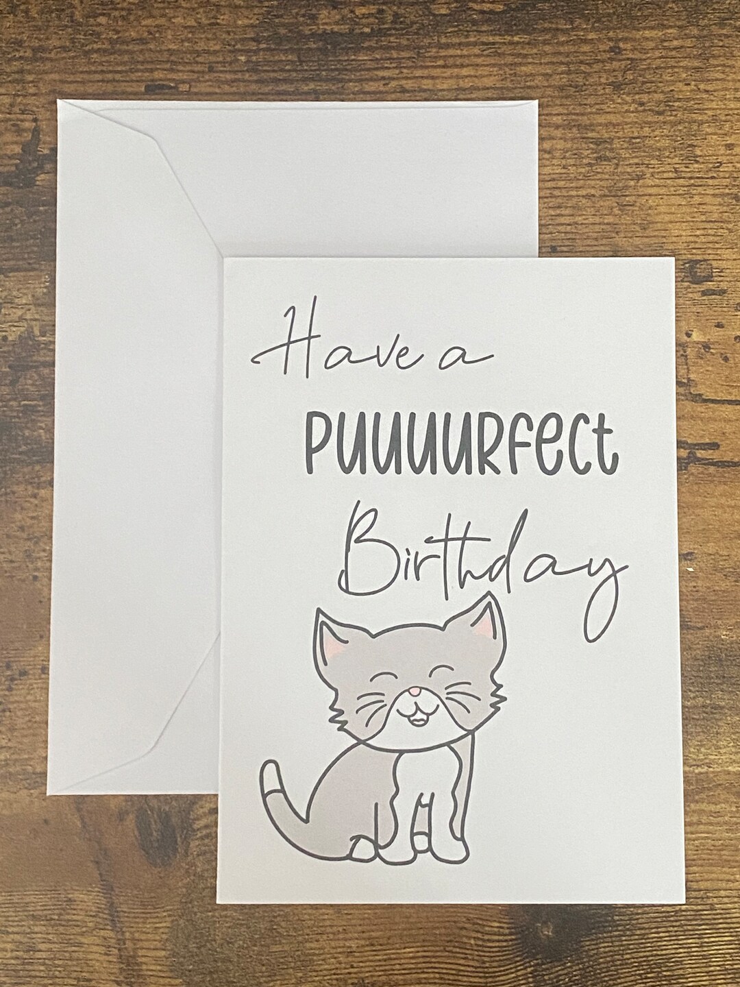 Happy Birthday Cat Mum Card: A6 Greetings Card - Etsy