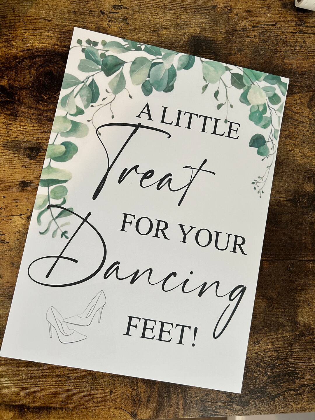 Dancing/flip Flop Sign, Dancing Feet, Wedding Dancing, Wedding Signs ...
