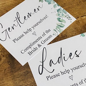 Wedding Bathroom Sign, Bathroom Basket Sign, Ladies Bathroom Sign ...