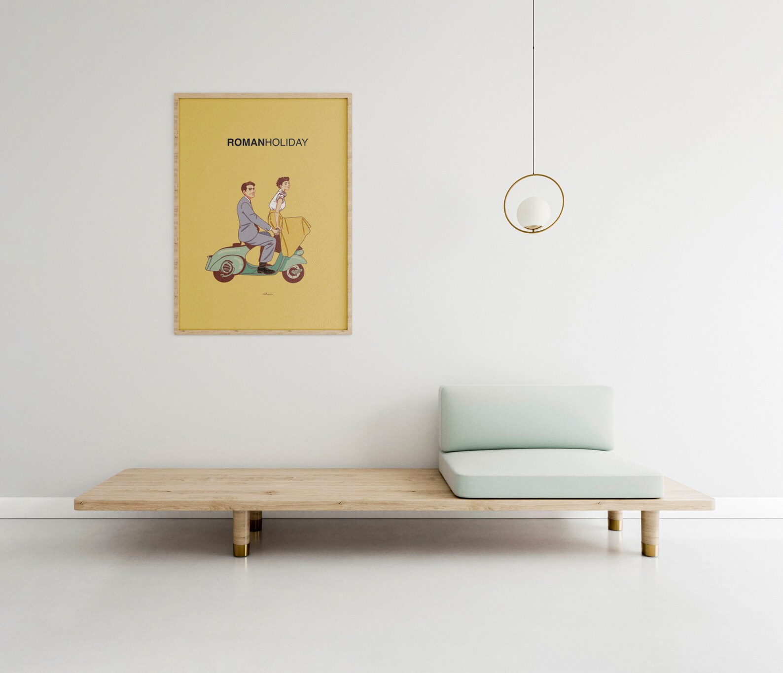 Roman Holiday Movie Printable Illustration Art | Etsy