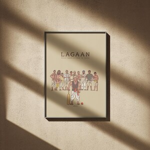 Bollywood Movie LAGAAN Illustration Art Poster(renewal) - Etsy
