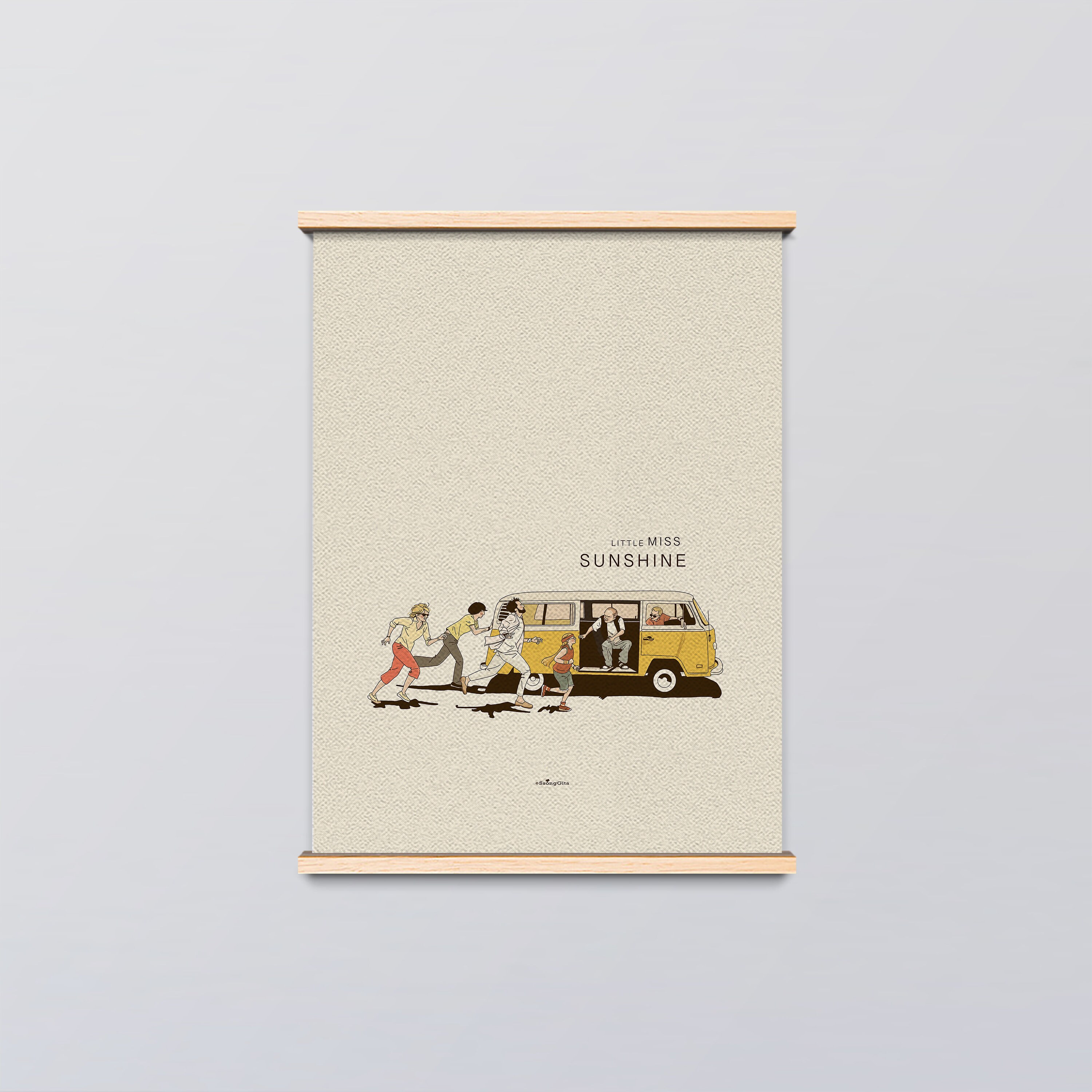 Little Miss Sunshine Movie Printable Illustration Art - Etsy UK