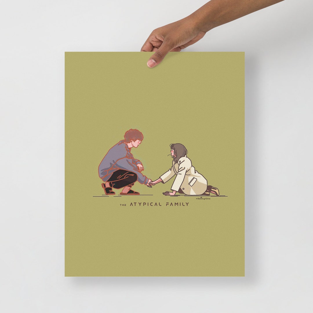 THE ATYPICAL FAMILY K-drama Illustration Art Poster_ver.2 - Etsy