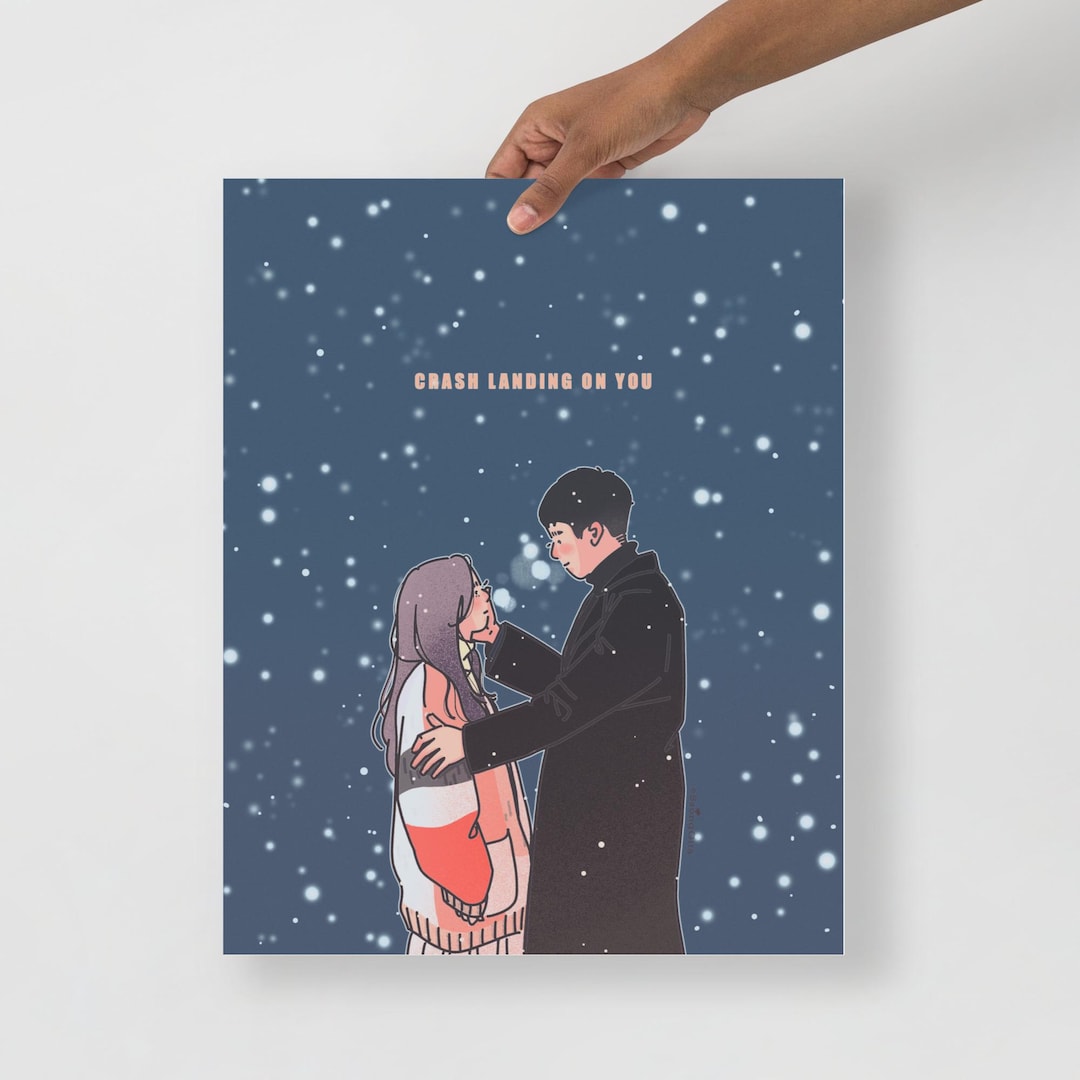 K-drama Crash Landing on You Illustration Art - Etsy