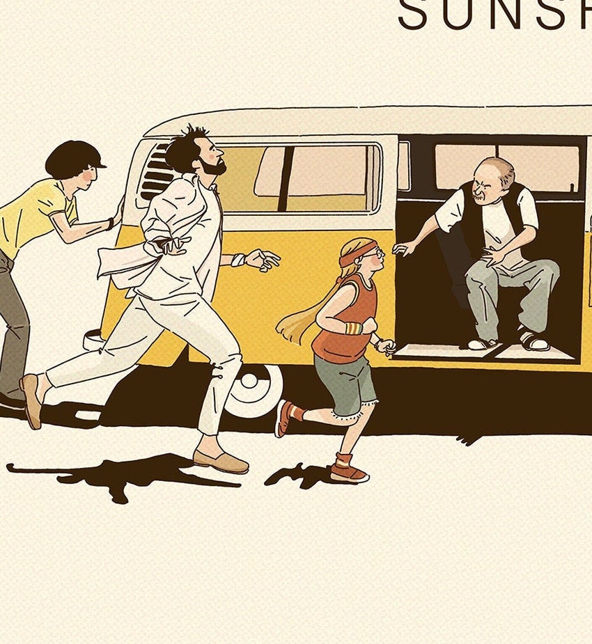 Little Miss Sunshine Movie Printable Illustration Art - Etsy Australia