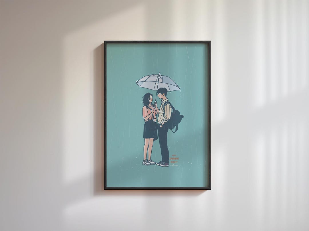 K-drama My ID is Gangnam Beauty Printable Illustration Art - Etsy