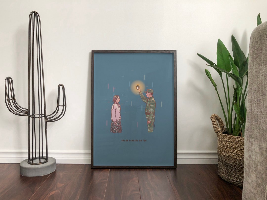 Crash Landing on You K-drama Printable Illustration Art _finding Her ...