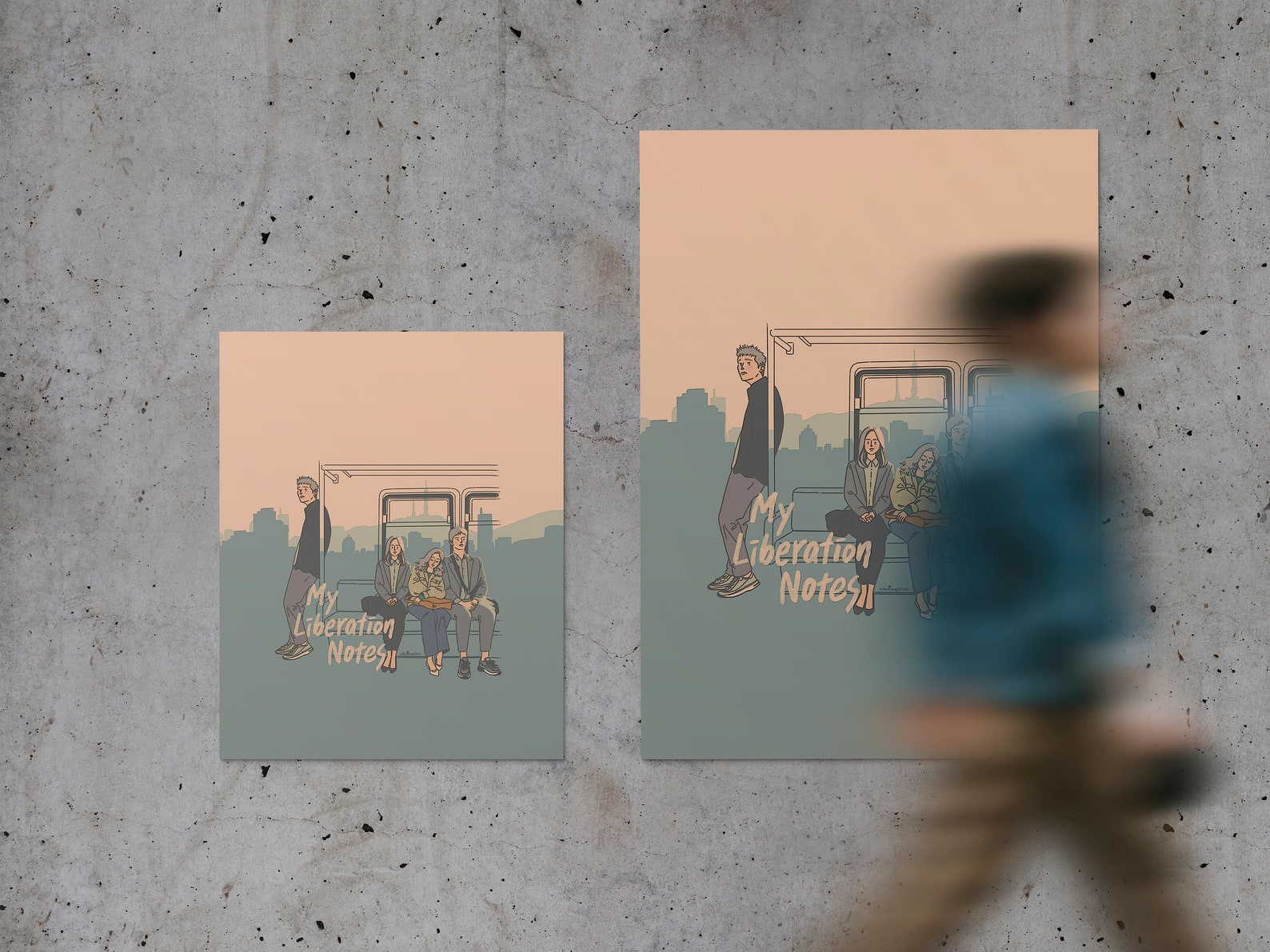 K-drama My Liberation Notes Printable Illustration Art - Etsy