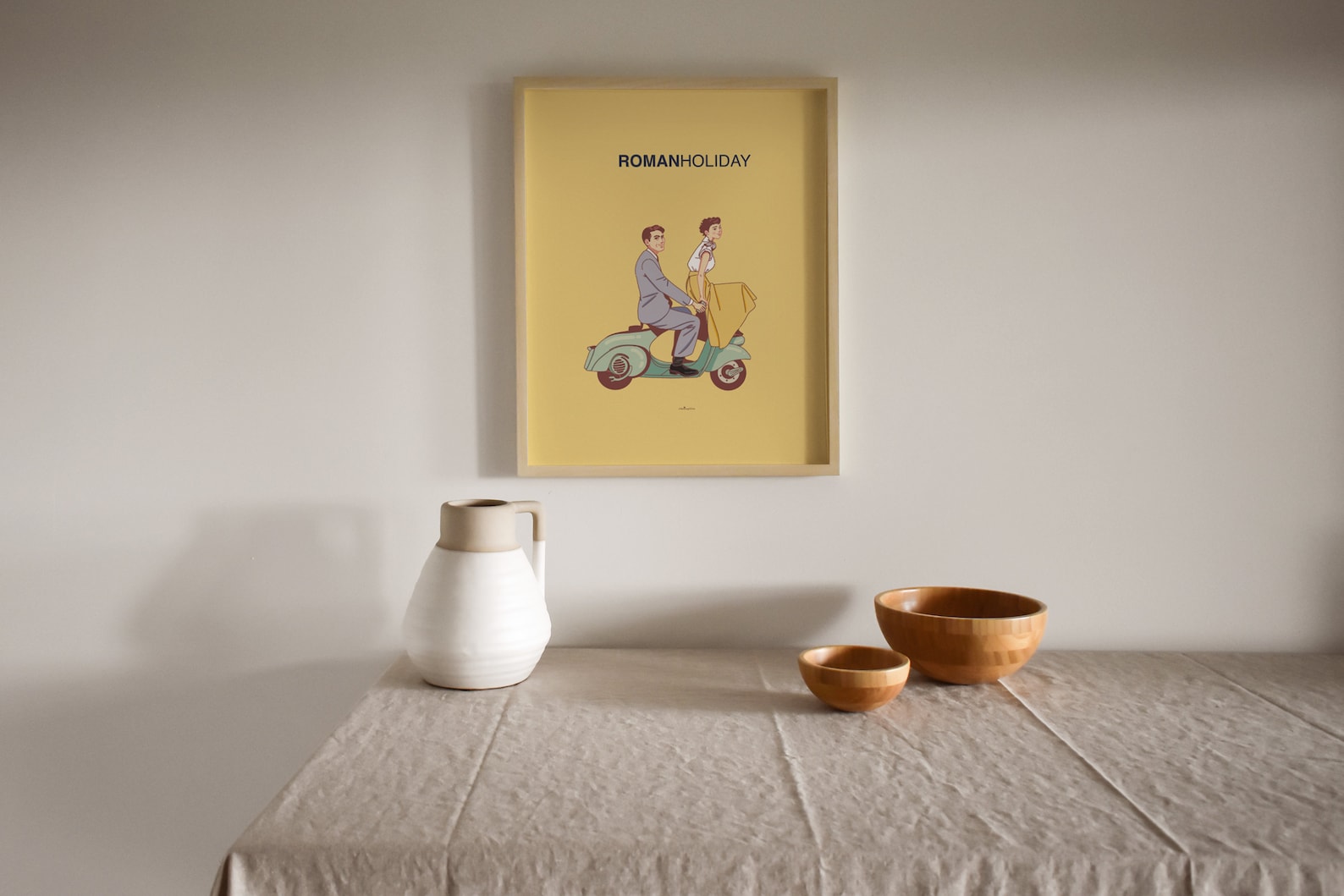 Roman Holiday Movie Printable Illustration Art | Etsy