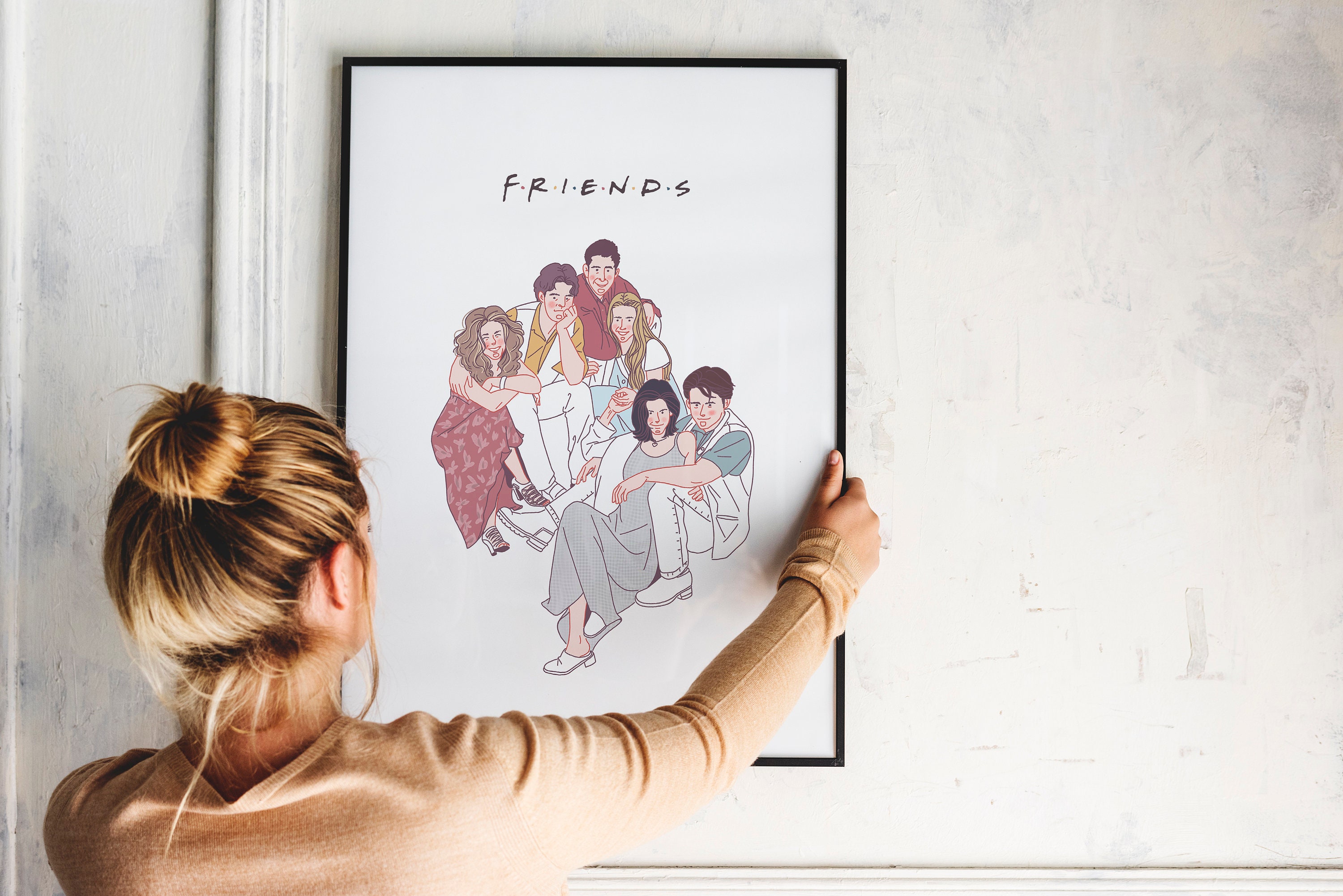 Friends TV Series Printable Art Illustration - Etsy UK