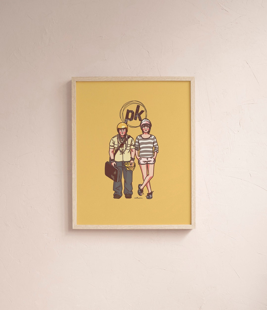 PK Bollywood Movie Printable Illustration Art - Etsy