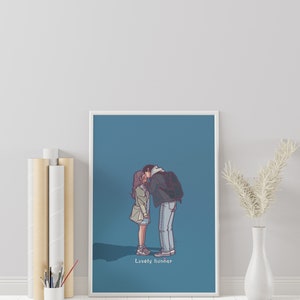 Lovely Runner K-drama Printable Illustration Art - Etsy