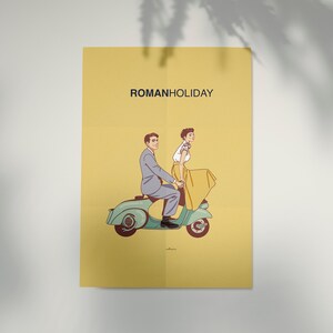 Roman Holiday Movie Printable Illustration Art - Etsy