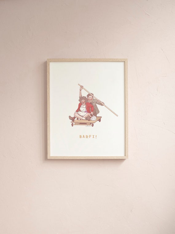 Bollywood Movie BAFI Printable Illustration Art | Etsy