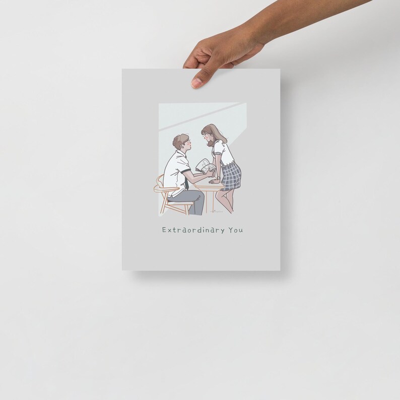 K-drama Extraordinary You Illustration Art Poster - Etsy