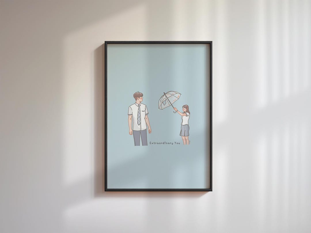 K-drama Extraordinary You Printable Illustration Art - Etsy