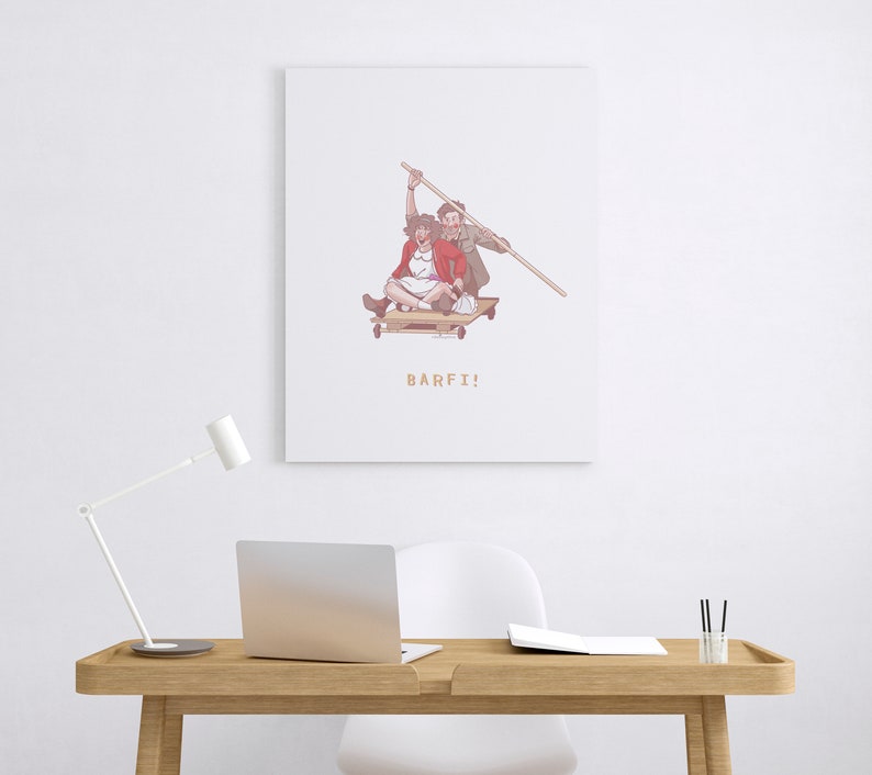 Bollywood Movie BAFI Printable Illustration Art - Etsy