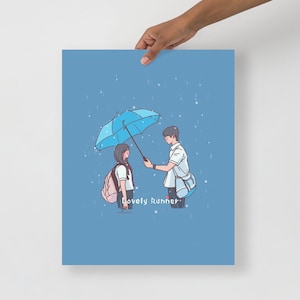 Lovely Runner K-drama Illustration Art Poster Ver.2 - Etsy